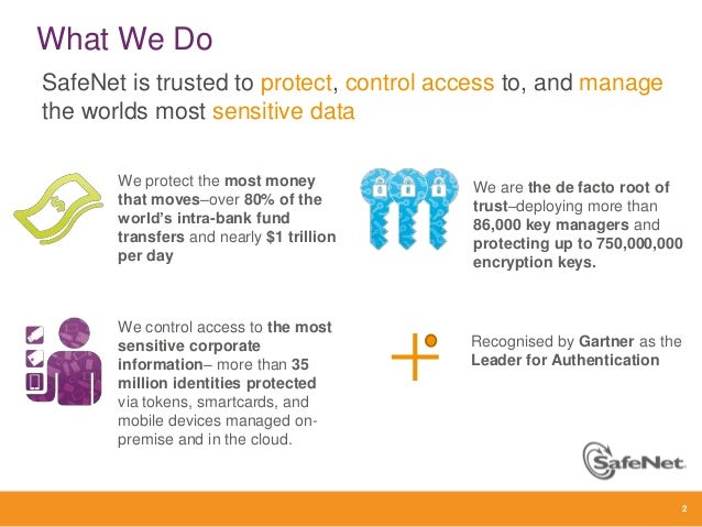 SafeNet overview 2014
