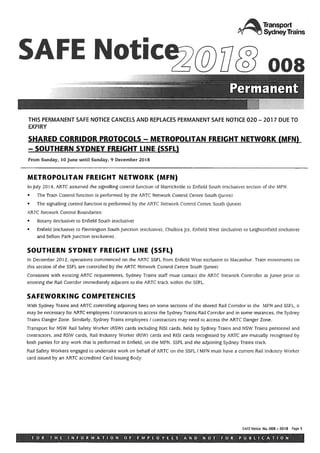 Safe notice permanent 008 | PDF