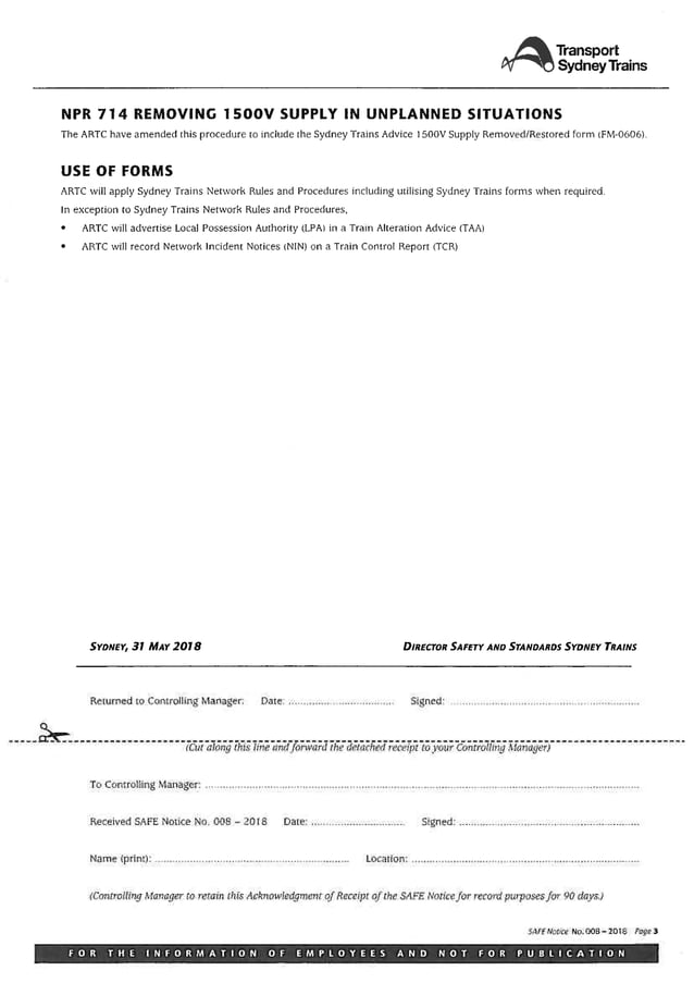 Safe notice permanent 008 | PDF