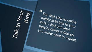Safe online behavior for kids | PPTX