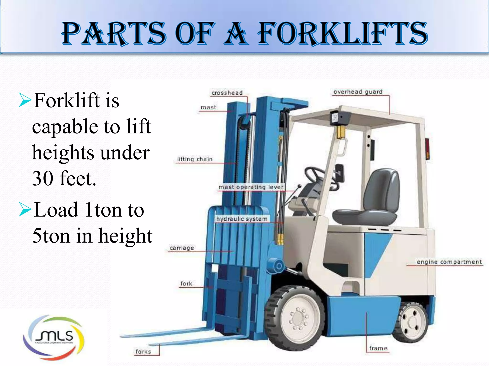 Safe operating of forklift | PPTX