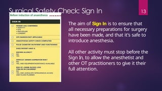 safe patient journey to operation theatre | PPTX