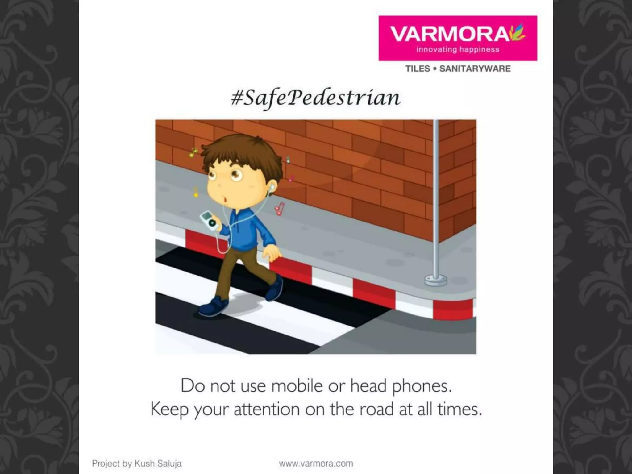 Safe pedestrian rules on road by kush saluja | PPT