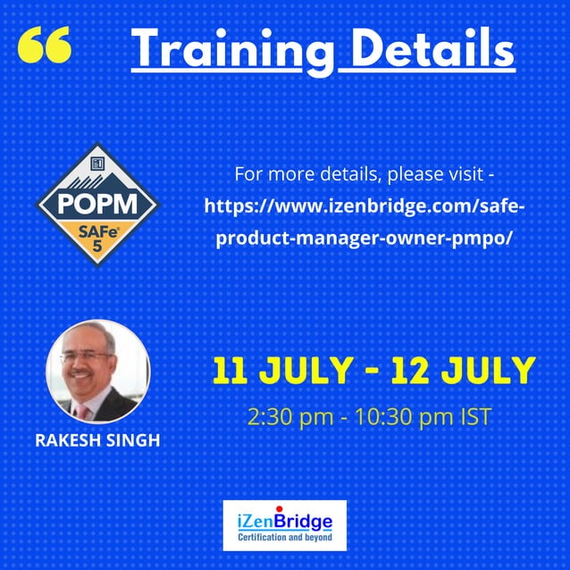 Describing SAFe POPM Slides | PDF | Business | Business and Finance