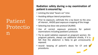Safe practices in imaging dept. | PPTX