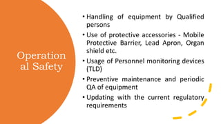 Safe practices in imaging dept. | PPTX