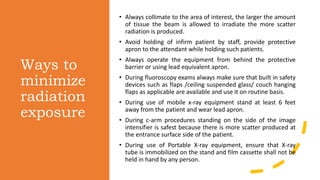 Safe practices in imaging dept. | PPTX