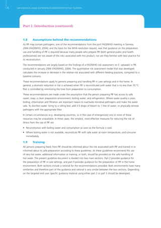 Safe Preparation, Storage And Handling Of Powdered Infant Formula ...
