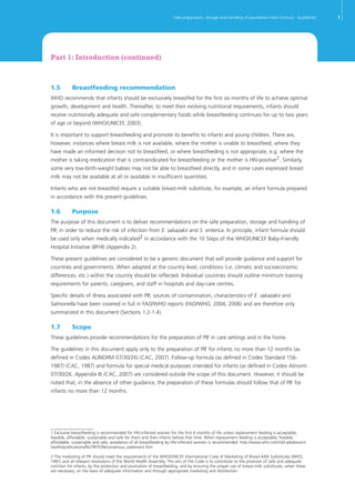 Safe Preparation, Storage And Handling Of Powdered Infant Formula ...