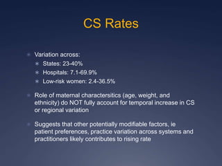 Safe prevention of primary cesarean section | PPTX