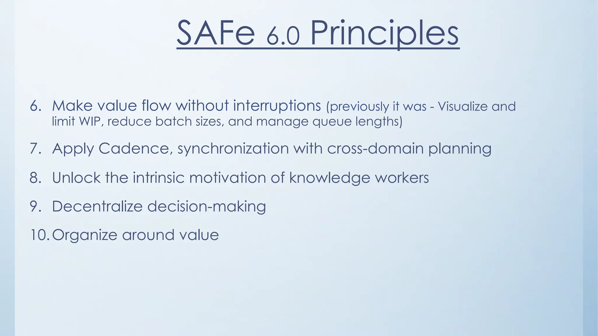The Principles of SAFe Methodology for Scaled Agile | PDF