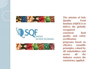 Safe quality food and food safety | PPTX