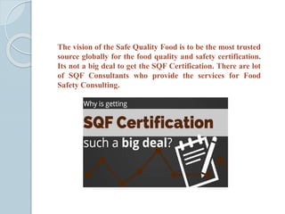 Safe quality food and food safety | PPTX