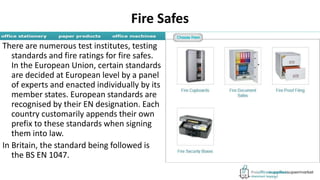 Safe ratings and testing standards | PPTX
