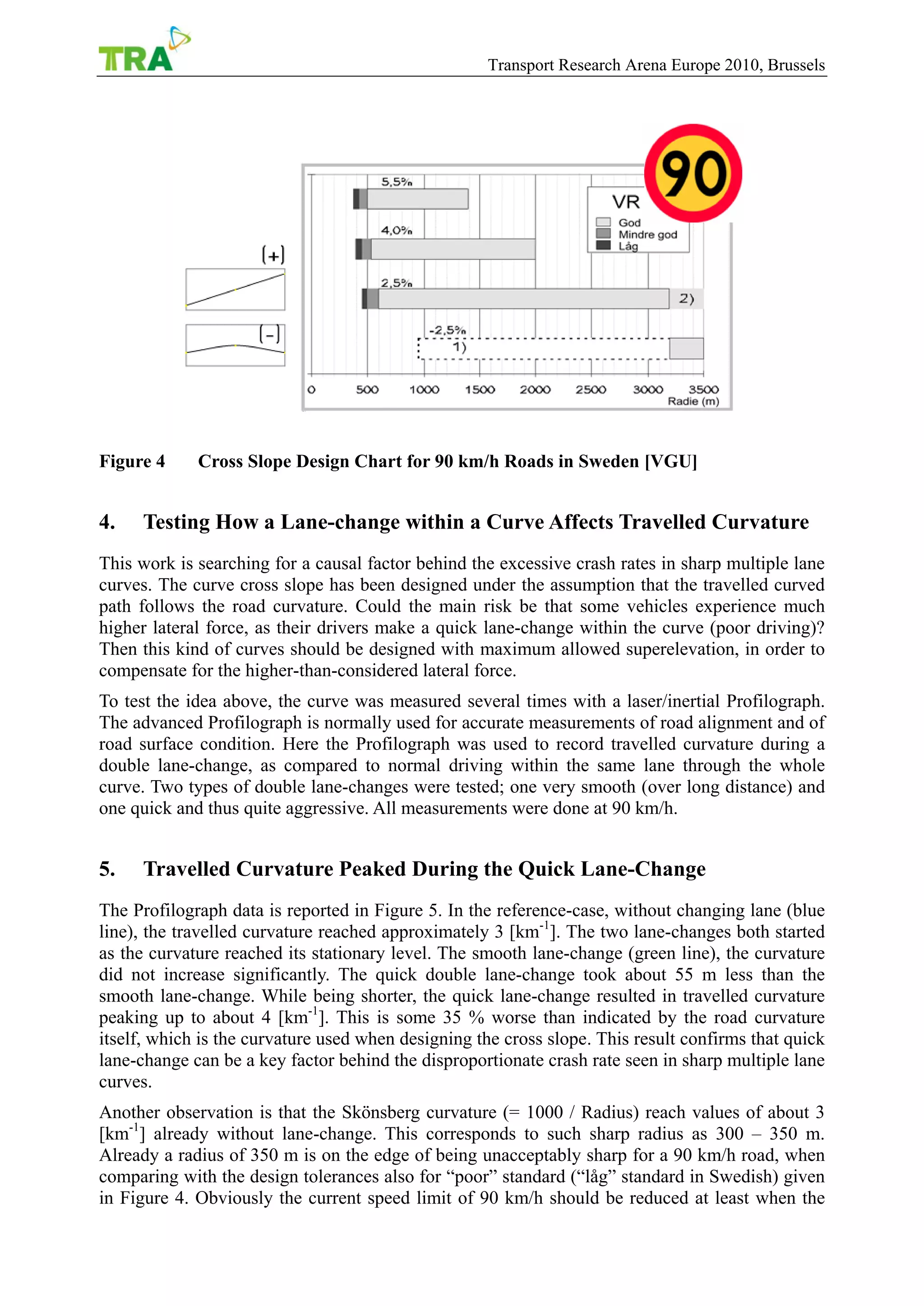 Safer Curves On Multiple Lane Roads Granlund | PDF