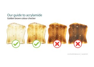 Safer Food Group Acrylamide Colour Guide
