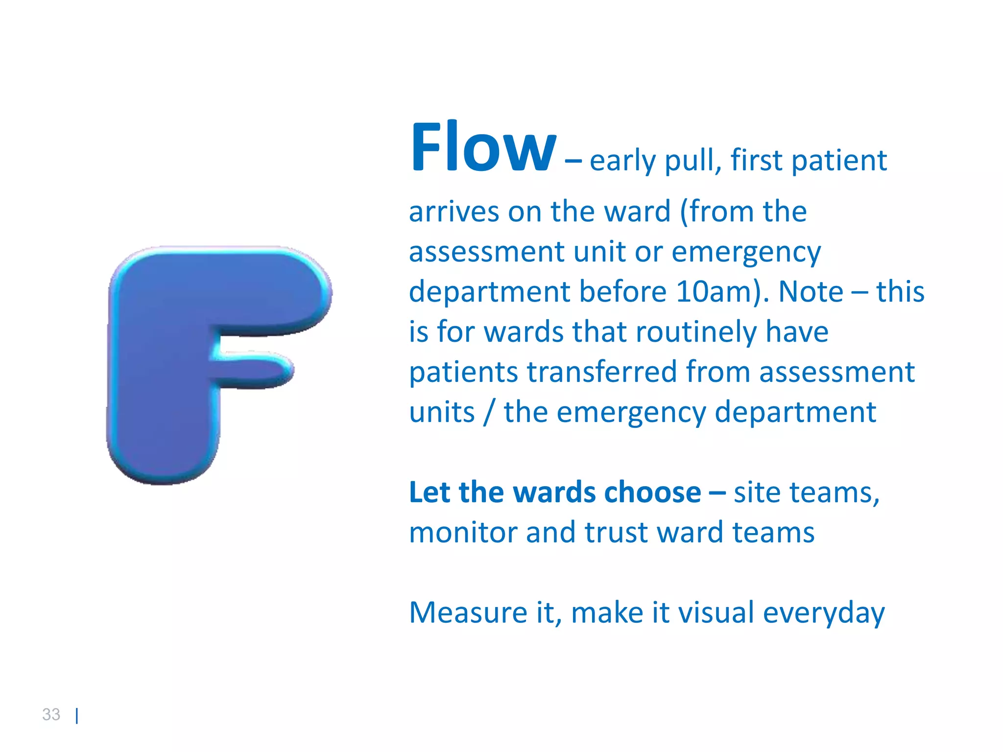 SAFER patient flow bundle, Red2Green days and #EndPJparalysis slide set ...