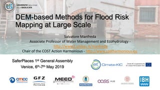 DEM-based Methods for Flood Risk Mapping at Large Scale | PDF