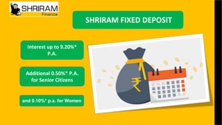 Safe Savings with Shriram Fixed Deposits | PPT