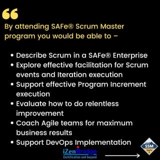 SAFe Scrum Master Certification | PDF