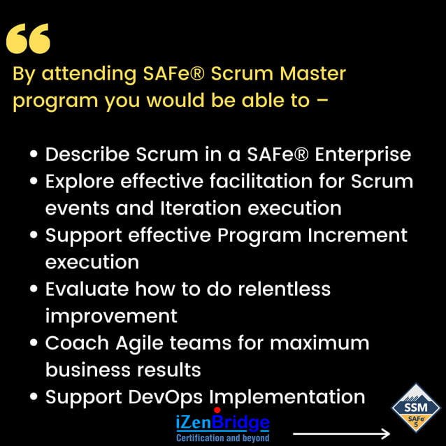SAFe Scrum Master Certification | PDF | Technology & Computing