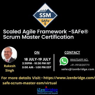 SAFe Scrum Master Certification | PDF