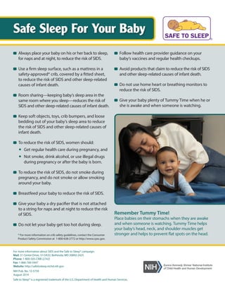 What Does a Safe Sleep Environment Look Like? | PDF