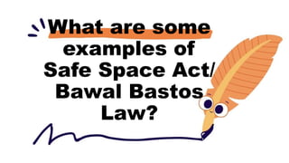 SAFE SPACES ACT .pptx