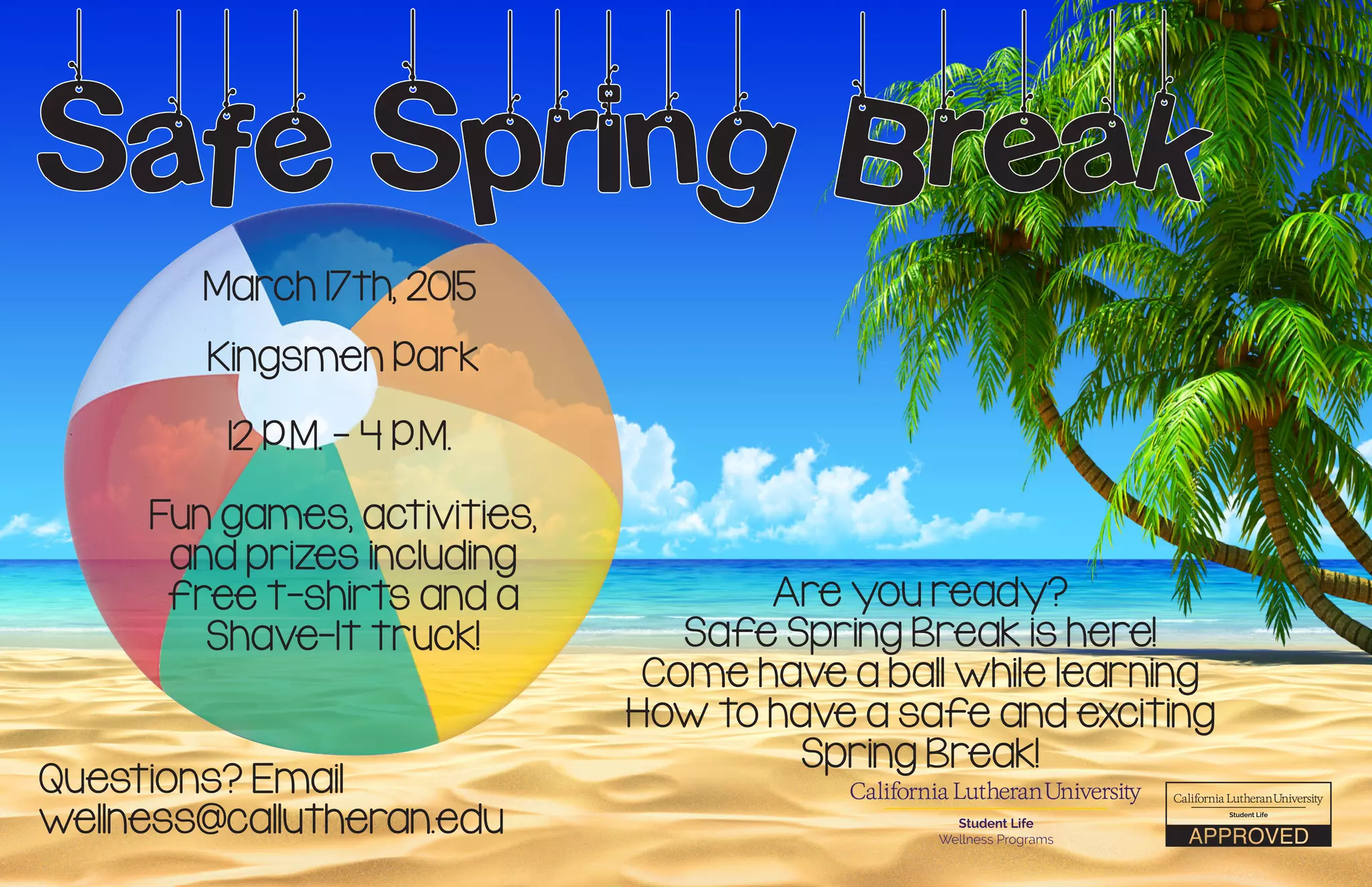 Safe Spring Break Poster | PPT