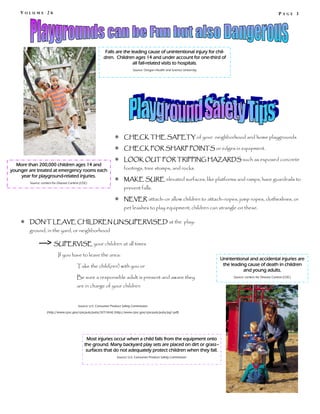 Raising Safe Kids Newsletter June 2014 | PDF