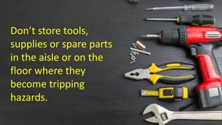 Safe storage of electrical power and hydraulic tools | PPTX
