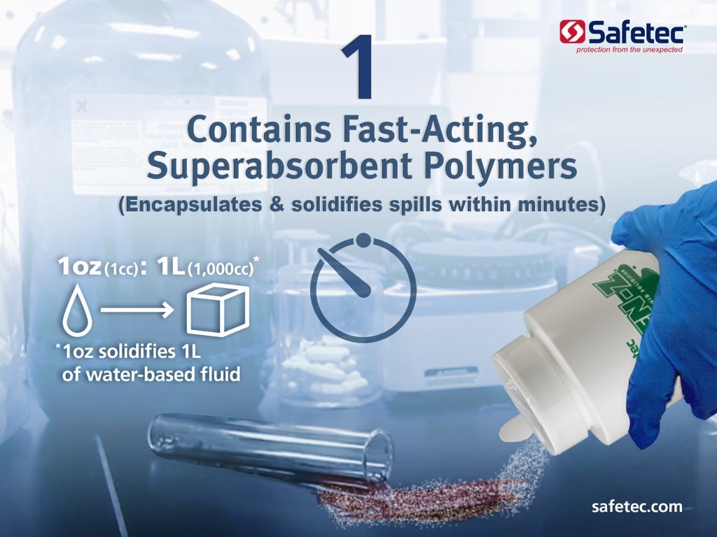 Benefits to Using a Solidifier for a Blood, Body Fluid or Chemical Spill