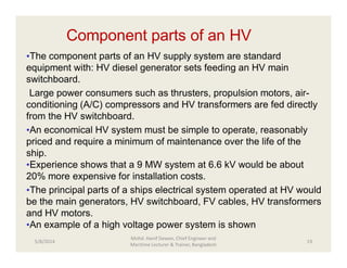 Shipboard High Voltage- Safeties & Applications | PDF