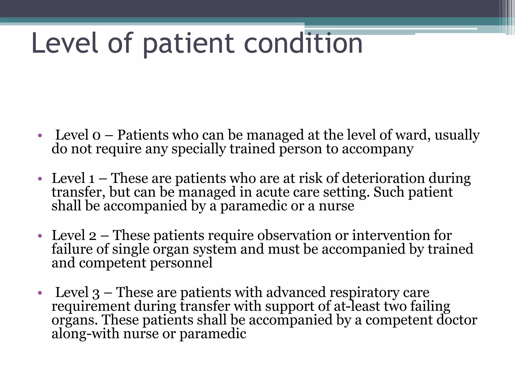 Safe transfer of unstable patient from hospital NABH ppt.pptx