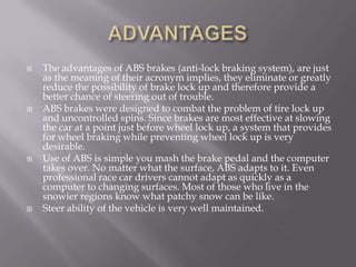 safety antilock braking system | PPTX