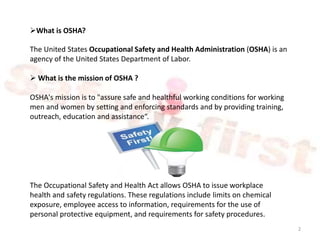 Occupational Safety and Health | PPTX