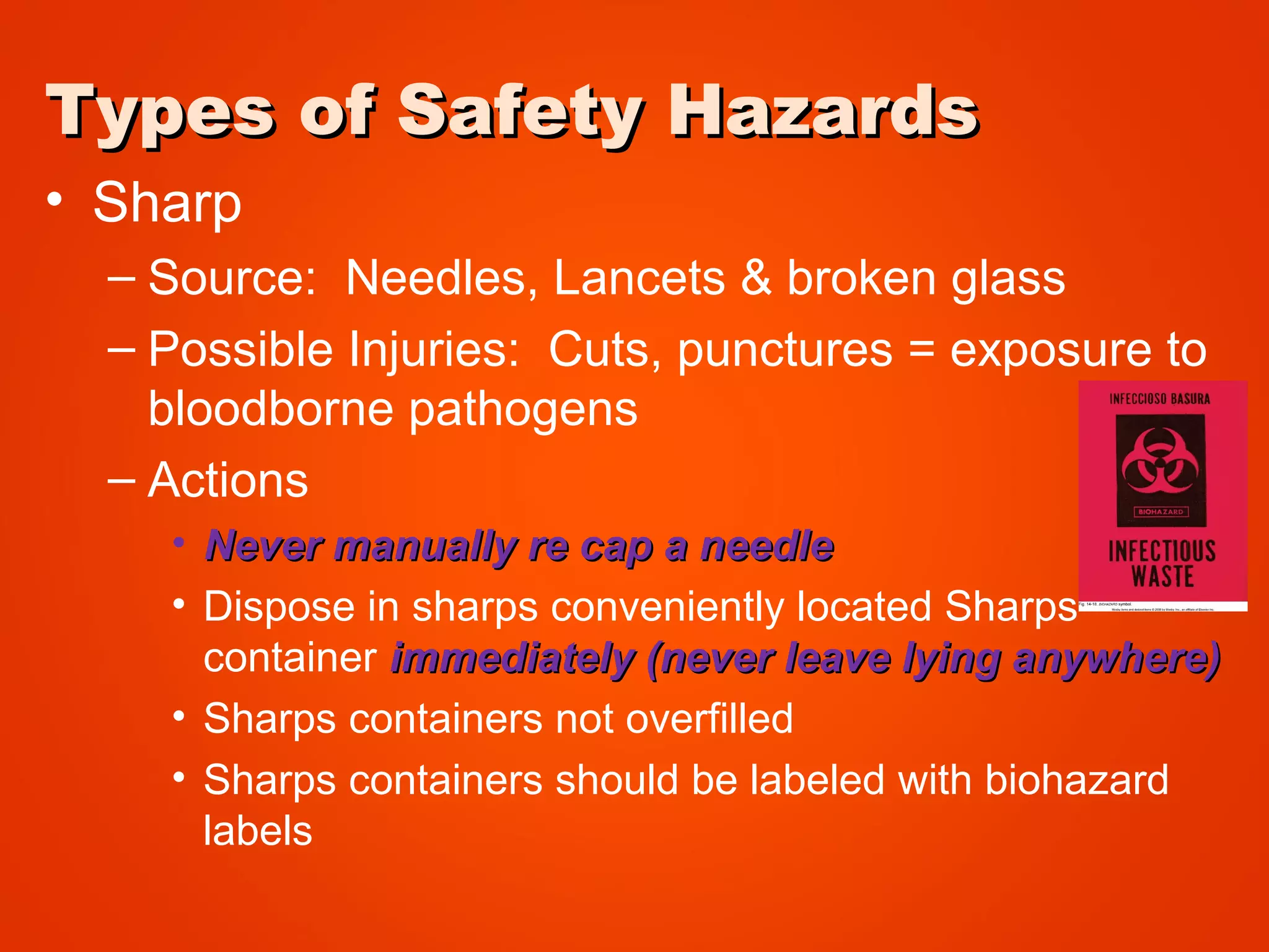 Safety in phlebotomy | PPT