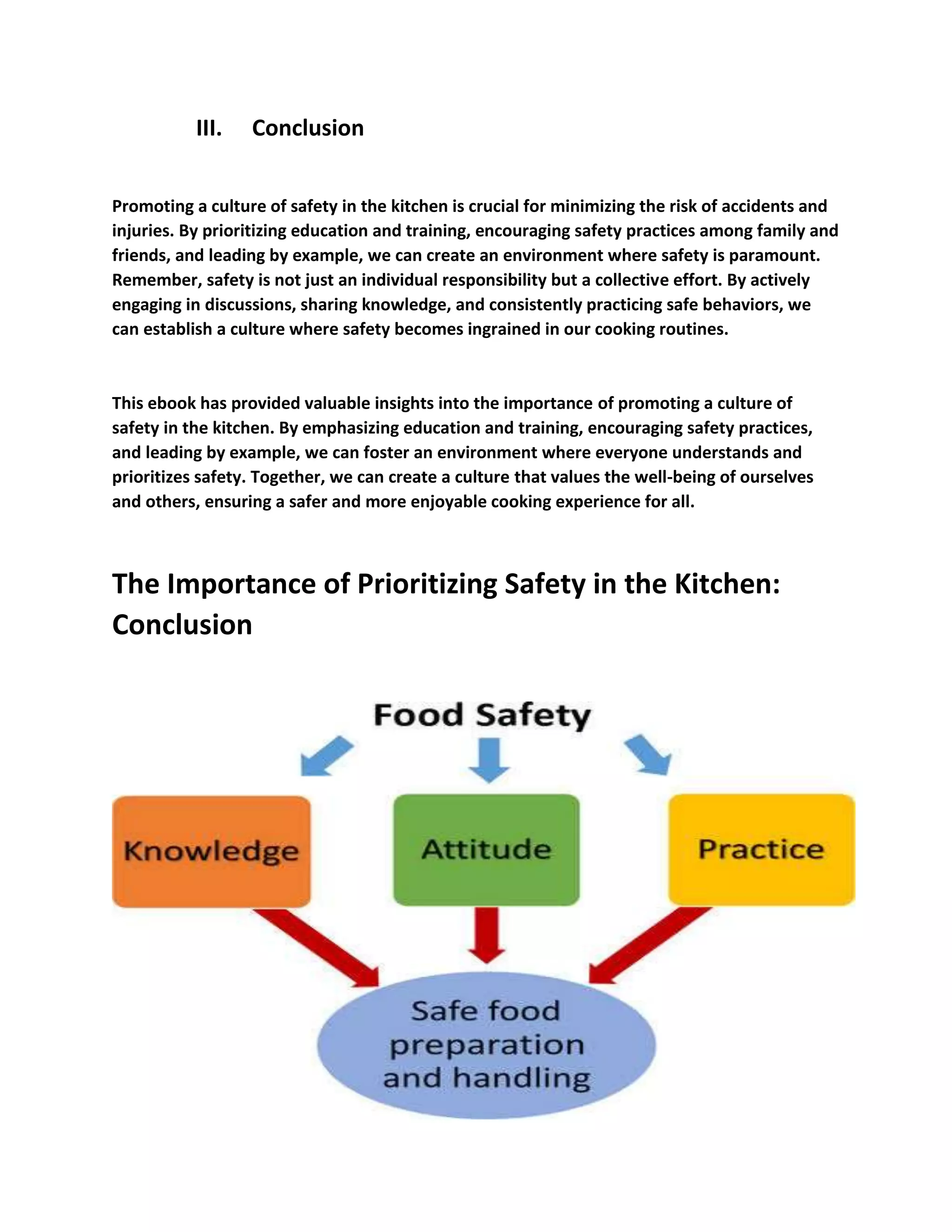 The Importance of Prioritizing Safety in the Kitchen | DOCX