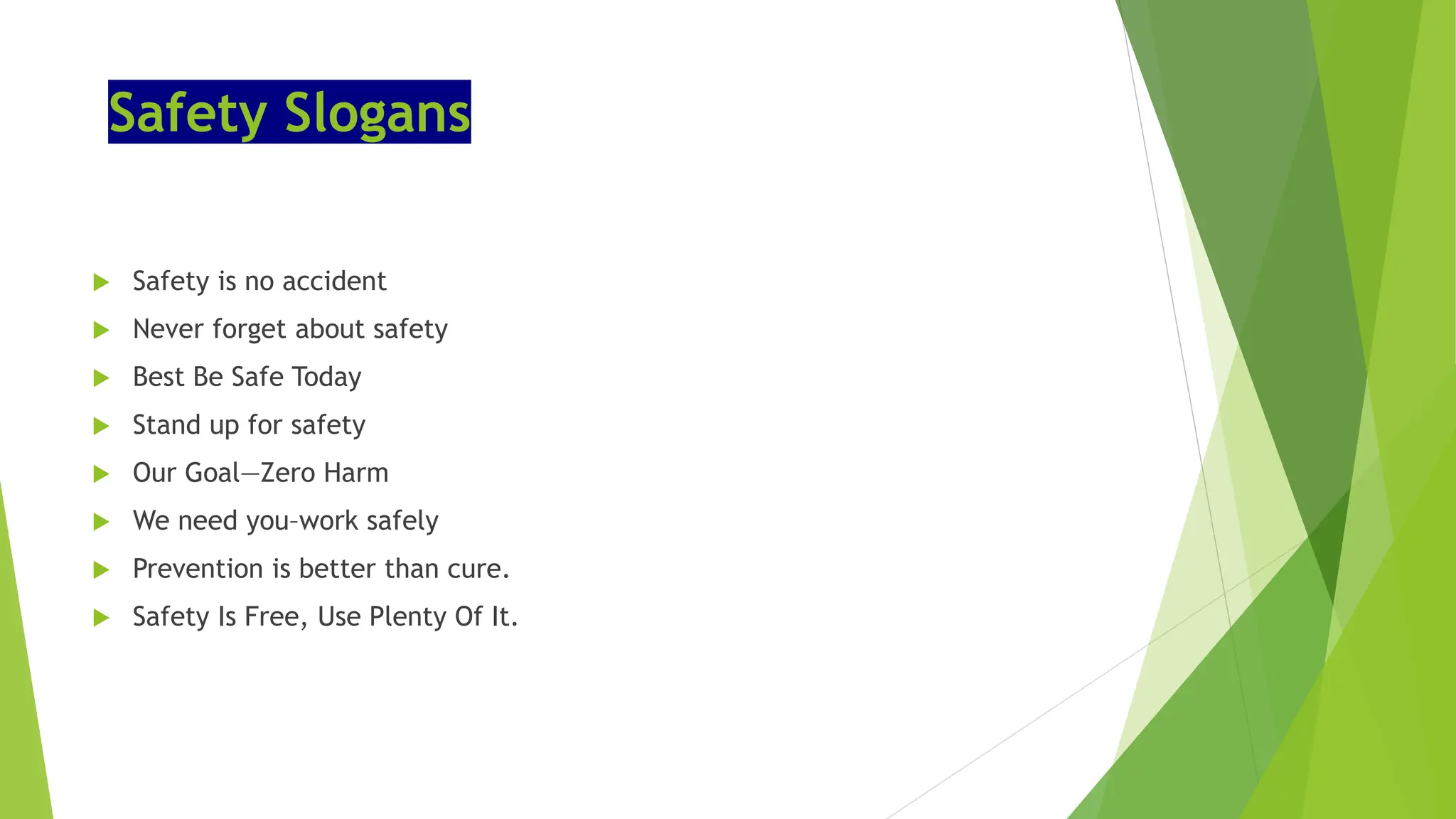 Safety is one of the most important topic in the all industry .pptx