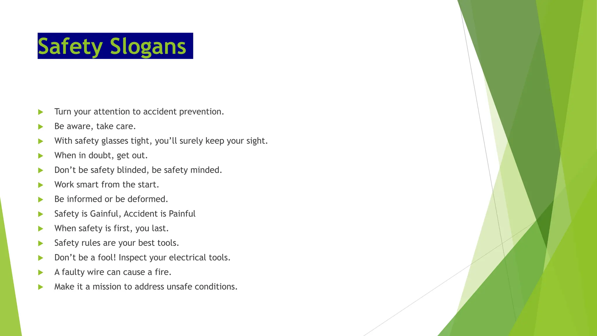 Safety is one of the most important topic in the all industry .pptx