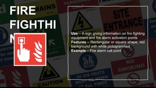 health and safety sings and security engish class | PPTX