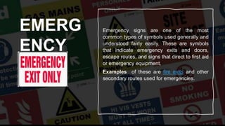 health and safety sings and security engish class | PPTX