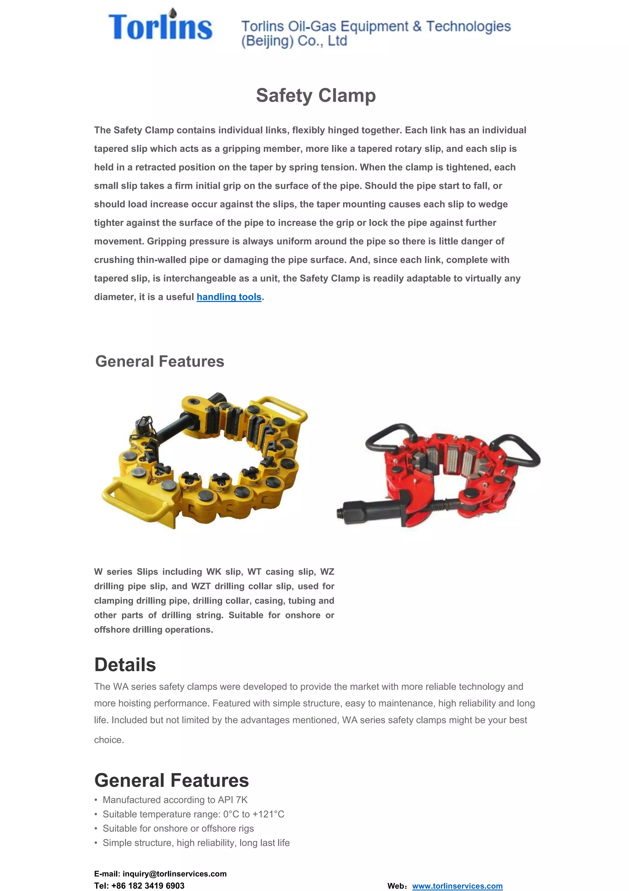 Safety clamp | PDF | Technology & Computing
