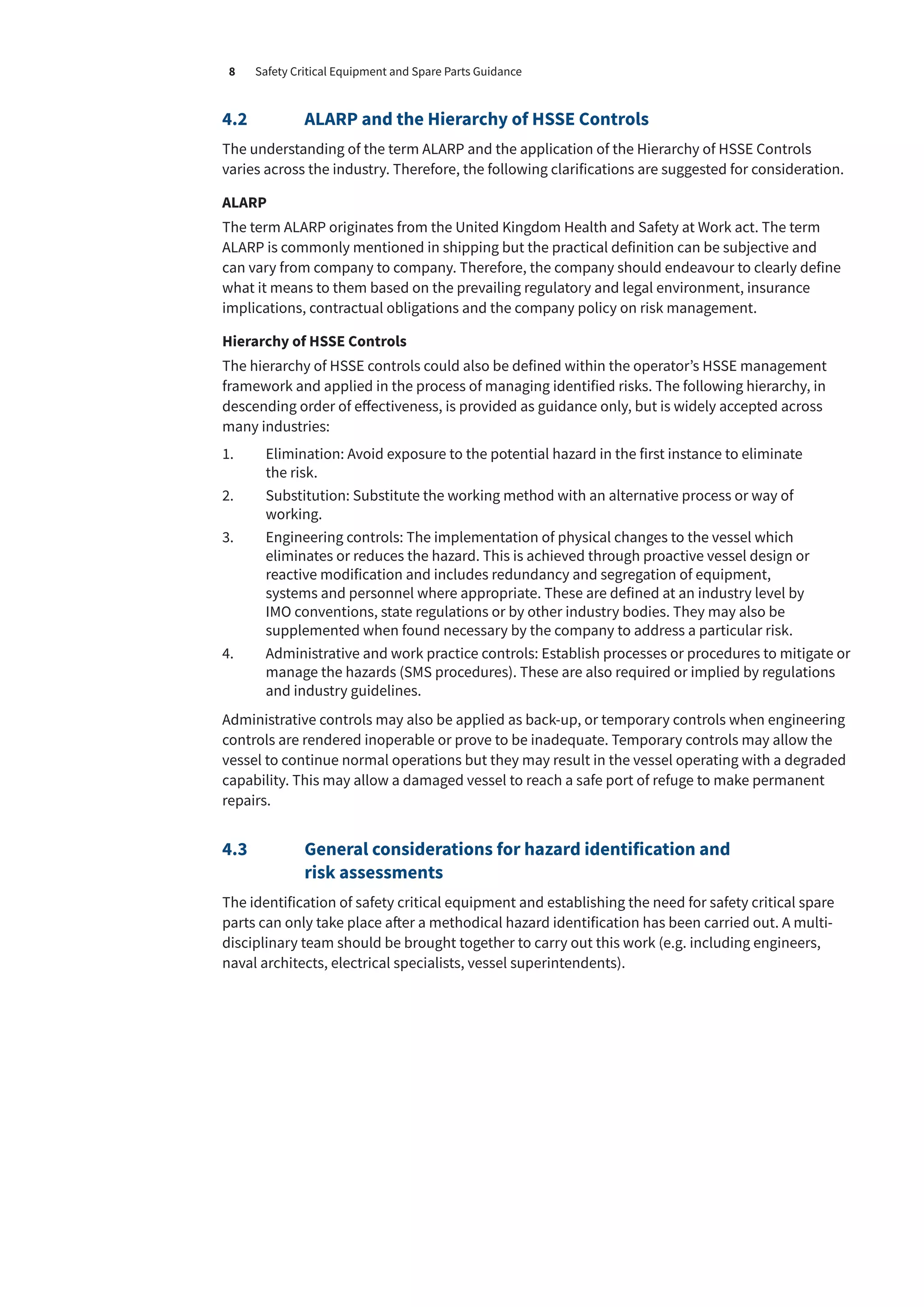 Safety critical-equipment-and-spare-parts-guidance | PDF