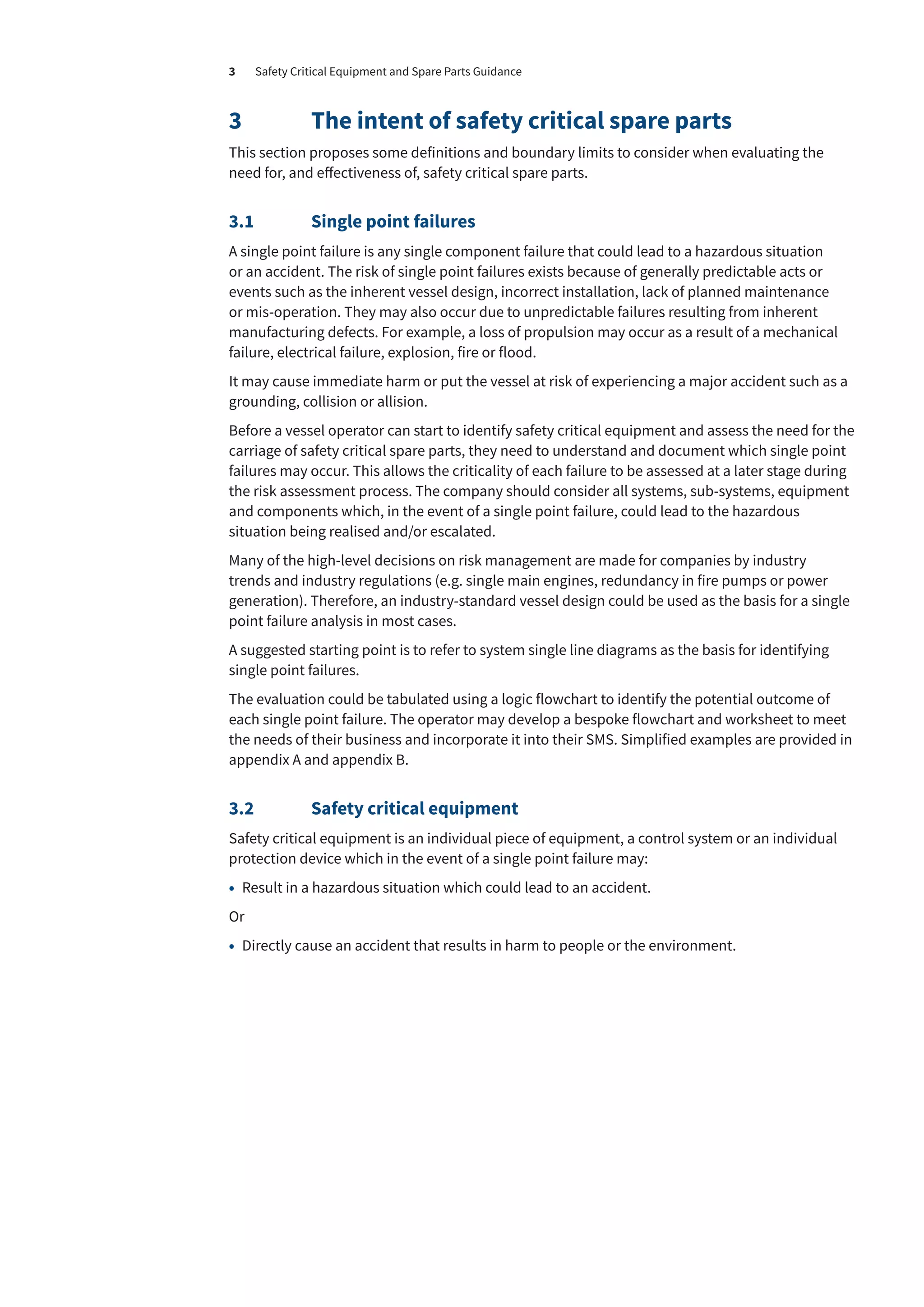 Safety critical-equipment-and-spare-parts-guidance | PDF