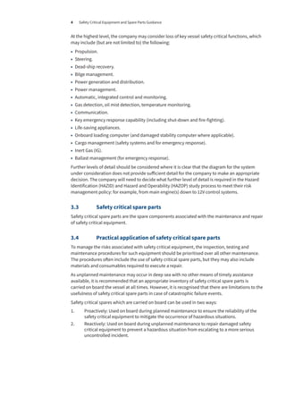 Safety critical-equipment-and-spare-parts-guidance | PDF