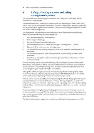 Safety critical-equipment-and-spare-parts-guidance | PDF