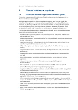 Safety critical-equipment-and-spare-parts-guidance | PDF