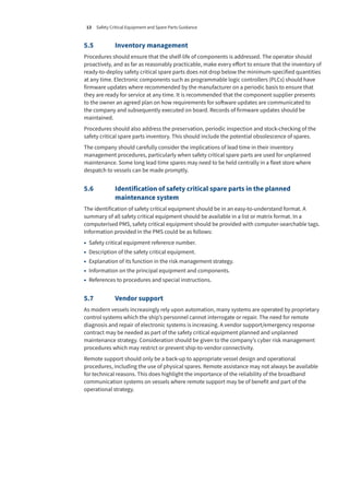 Safety critical-equipment-and-spare-parts-guidance | PDF