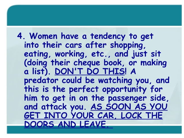 Safety for Girls | PPS